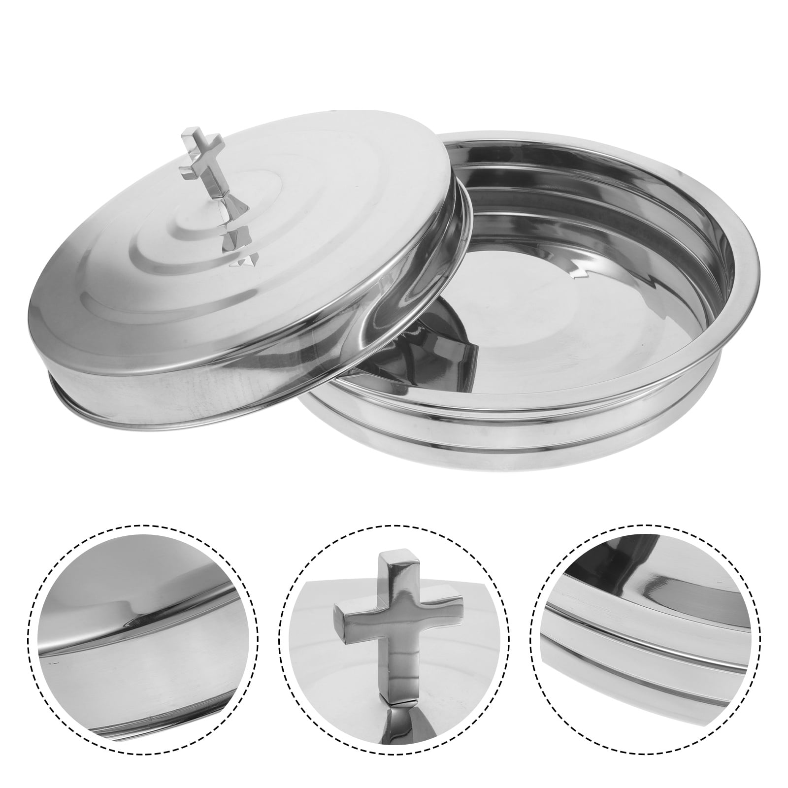 Worgeous Communion Tray with Lid Christmas Serving Tray Stacking ...