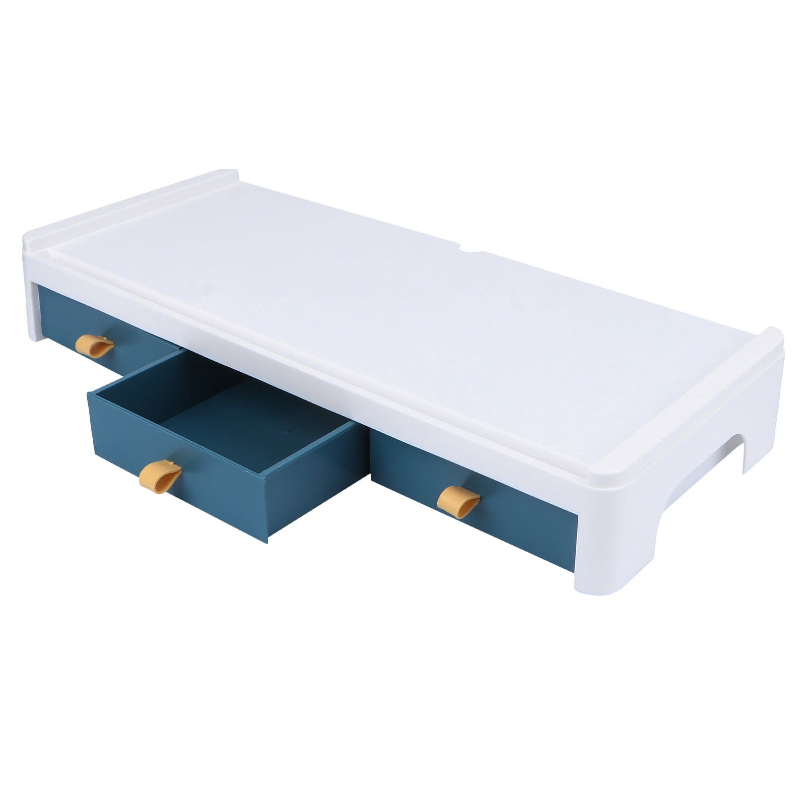 Worgeous Computer Screen Elevated Shelf for Home Plastic Storage ...