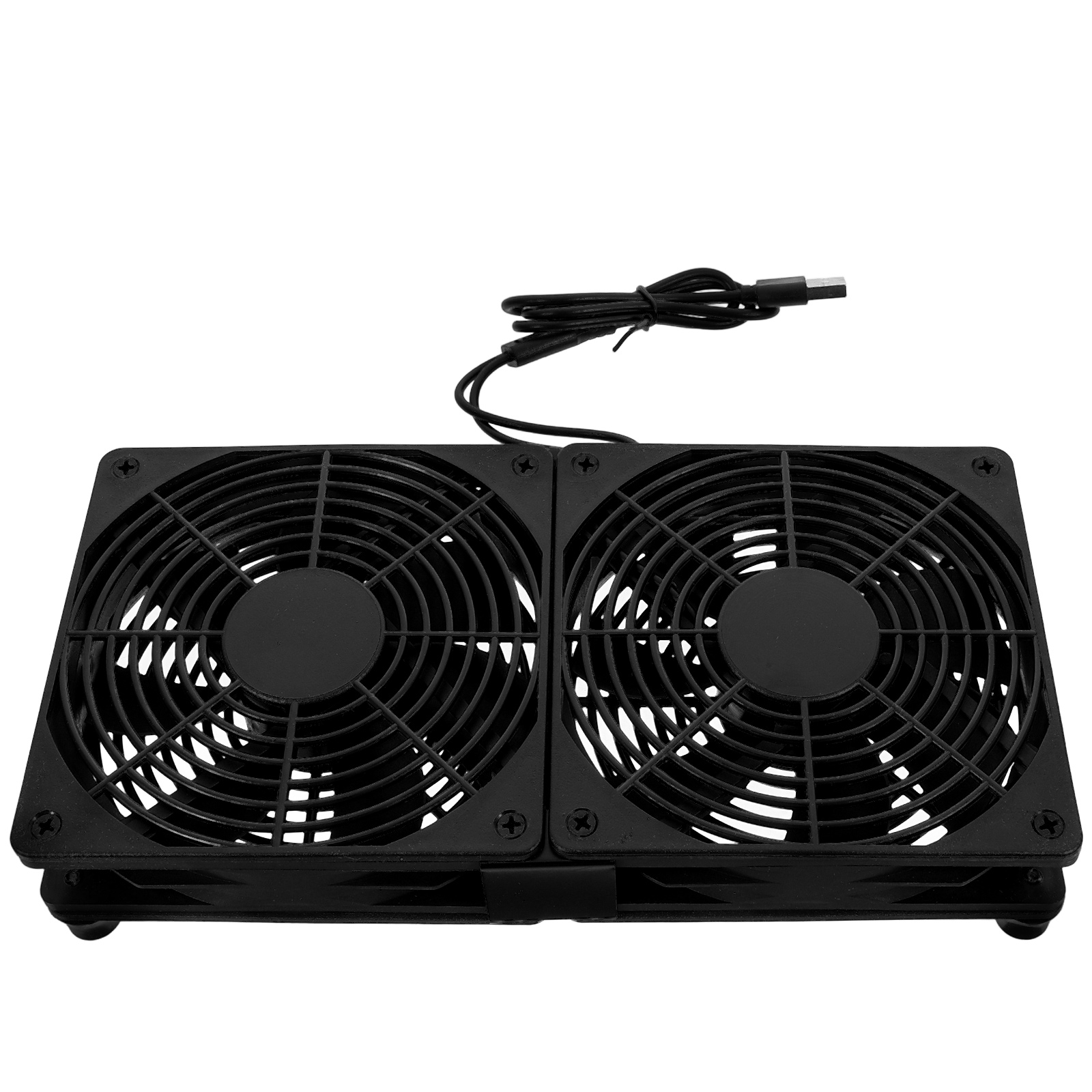 Worgeous Cooling Dual Fans Desktop Portable That Blow Cold Air Tablet ...