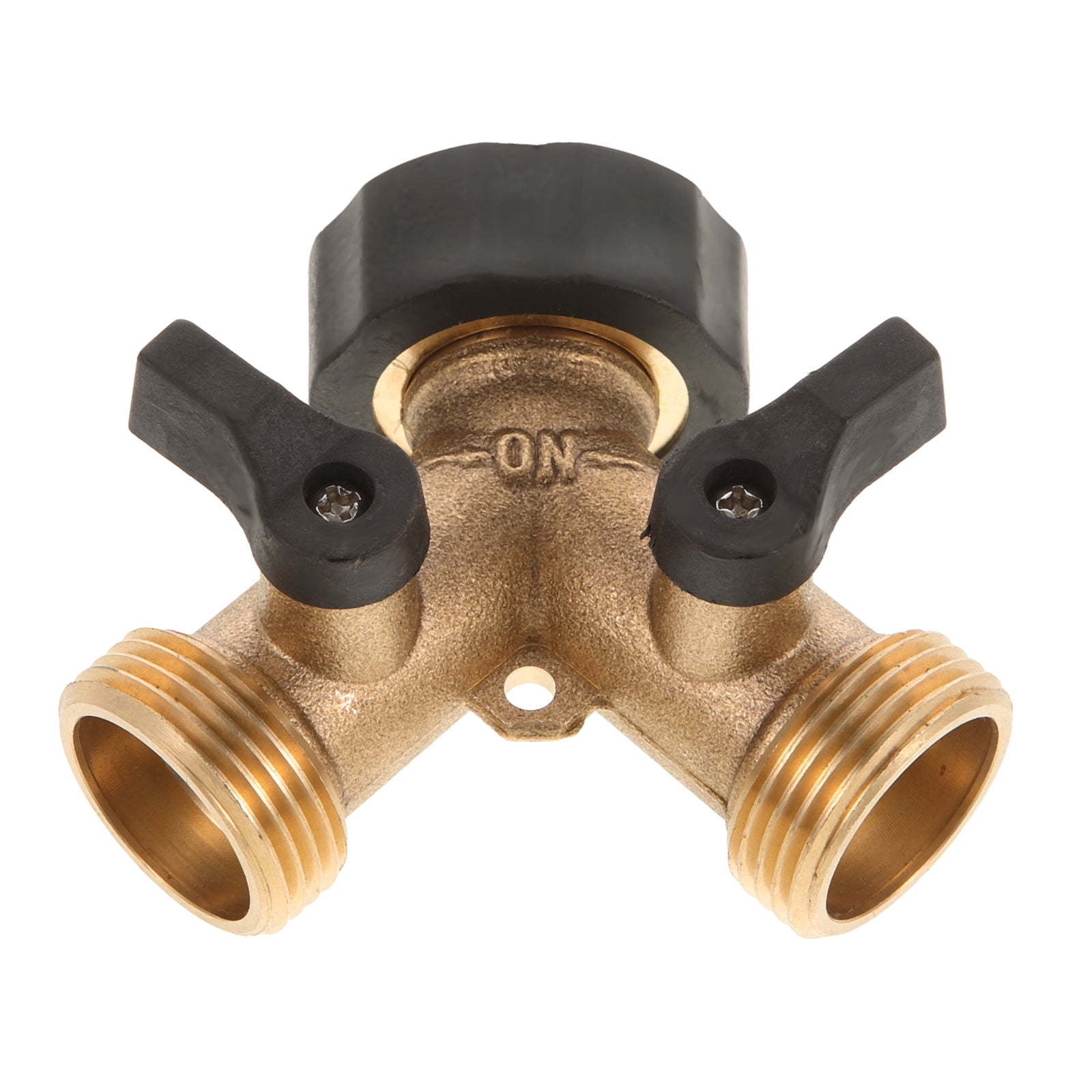 Worgeous Copper Hose 2-way Connector Hose Splitter Replacement Garden ...