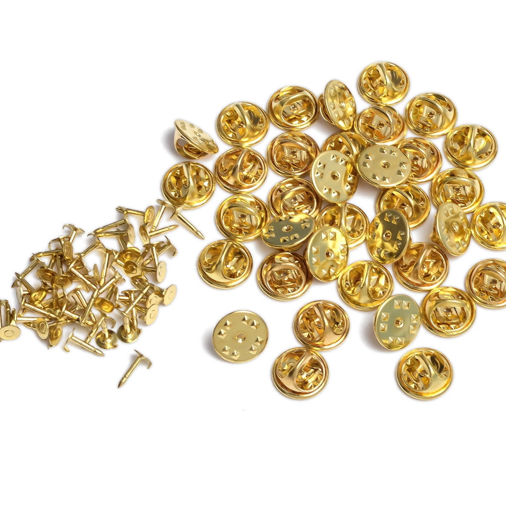 Worgeous Copper Pin Backs for DIY Jewelry Making 100 Sets Assorted ...