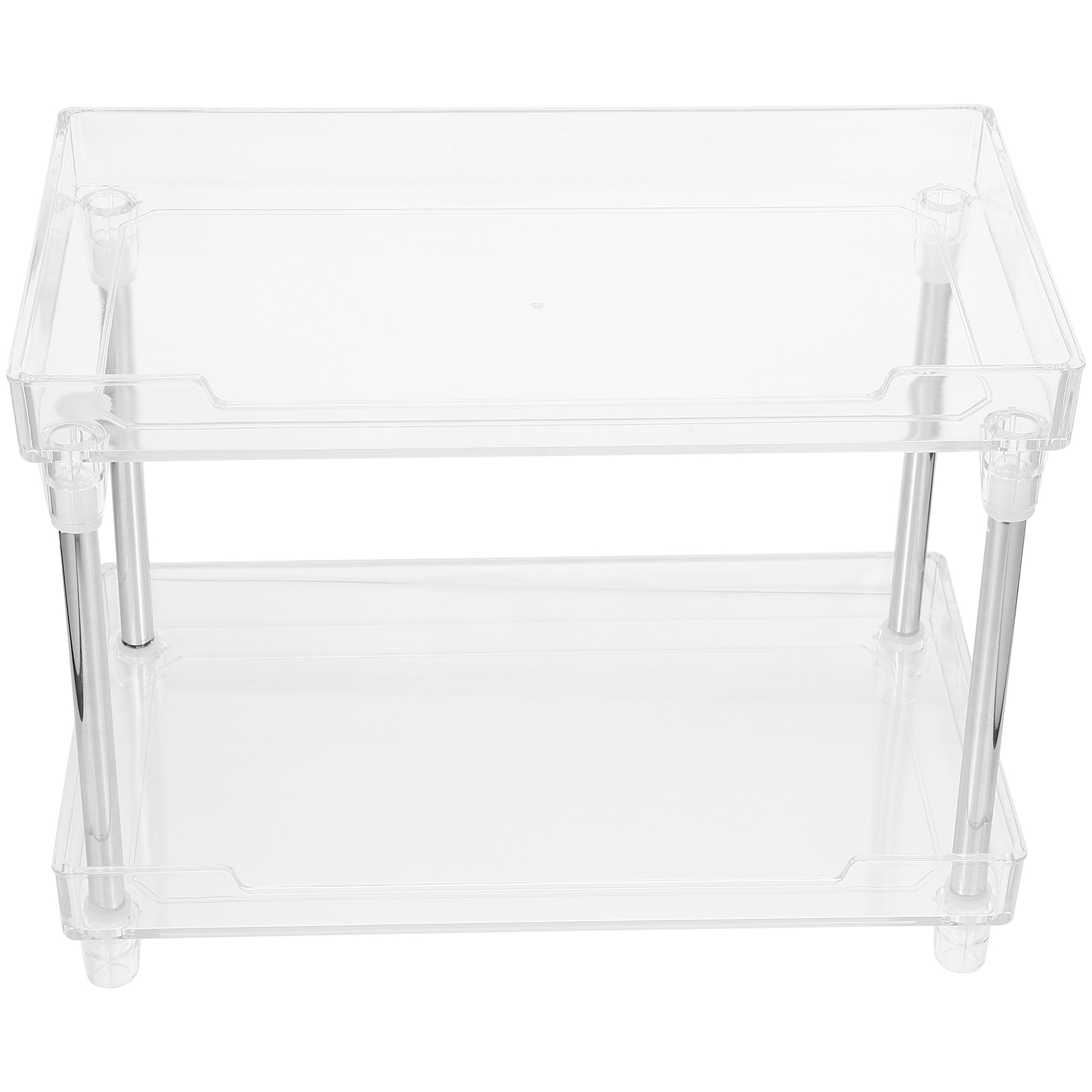 Worgeous Cosmetic over The Door Bathroom Organizer Double Storage Rack ...