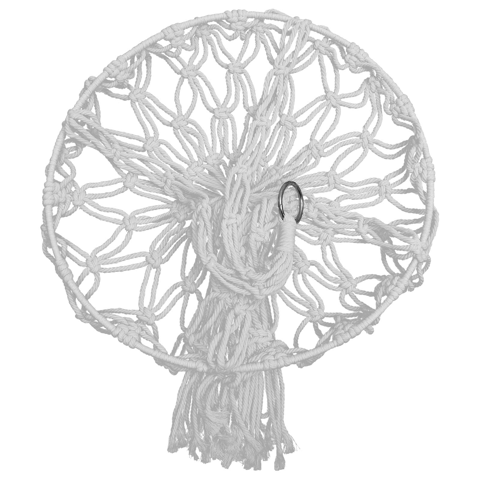 Worgeous Cotton Rope Hanging Basket Plant Pots Indoor Ceiling Plants ...