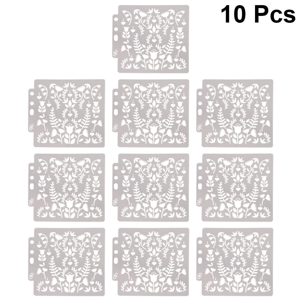 Worgeous Creative Drawing Stencil Set of 10PCS Perfect for Scrapbooking ...