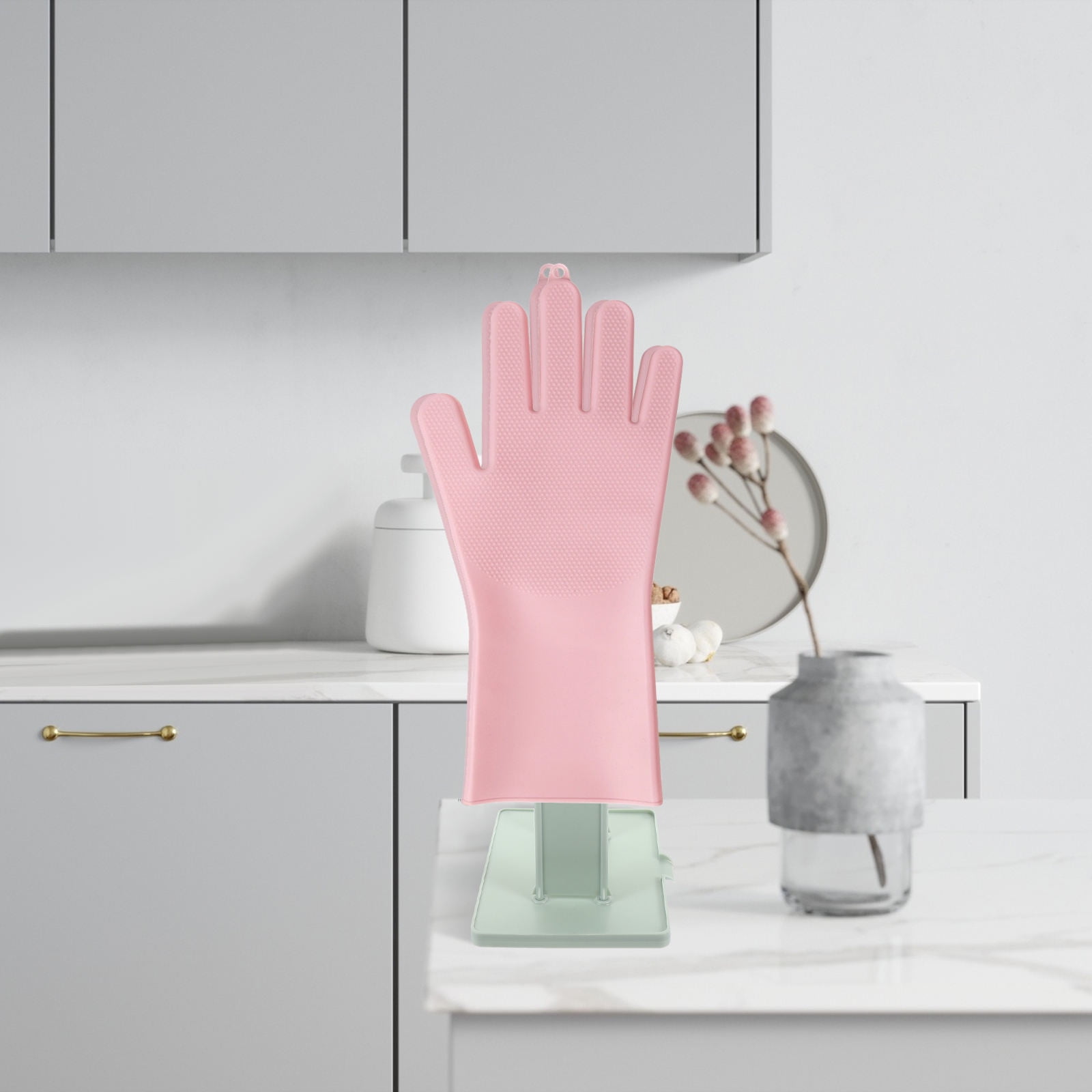 Worgeous Creative Kitchen Rubber Gloves Rack Drain Towel Storage Holder ...