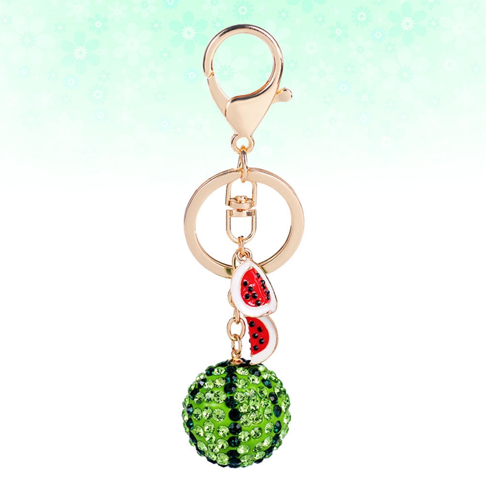 Worgeous Creative Watermelon Keychains with Rhinestone合金Material for ...