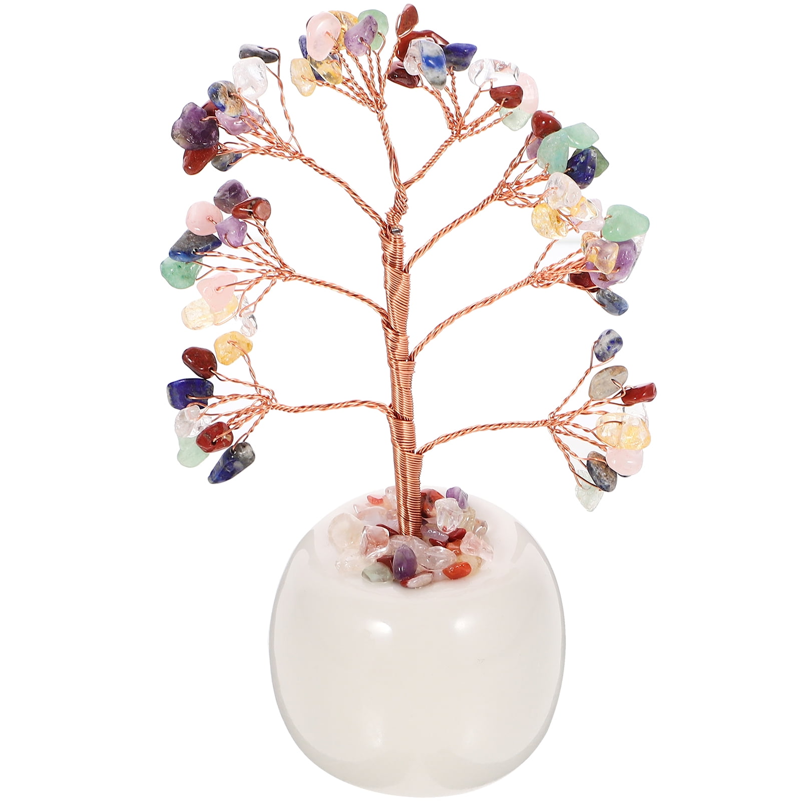 Worgeous Crystal Tree Tabletop Decor Catcher DIY Wind Chime Kit Office ...
