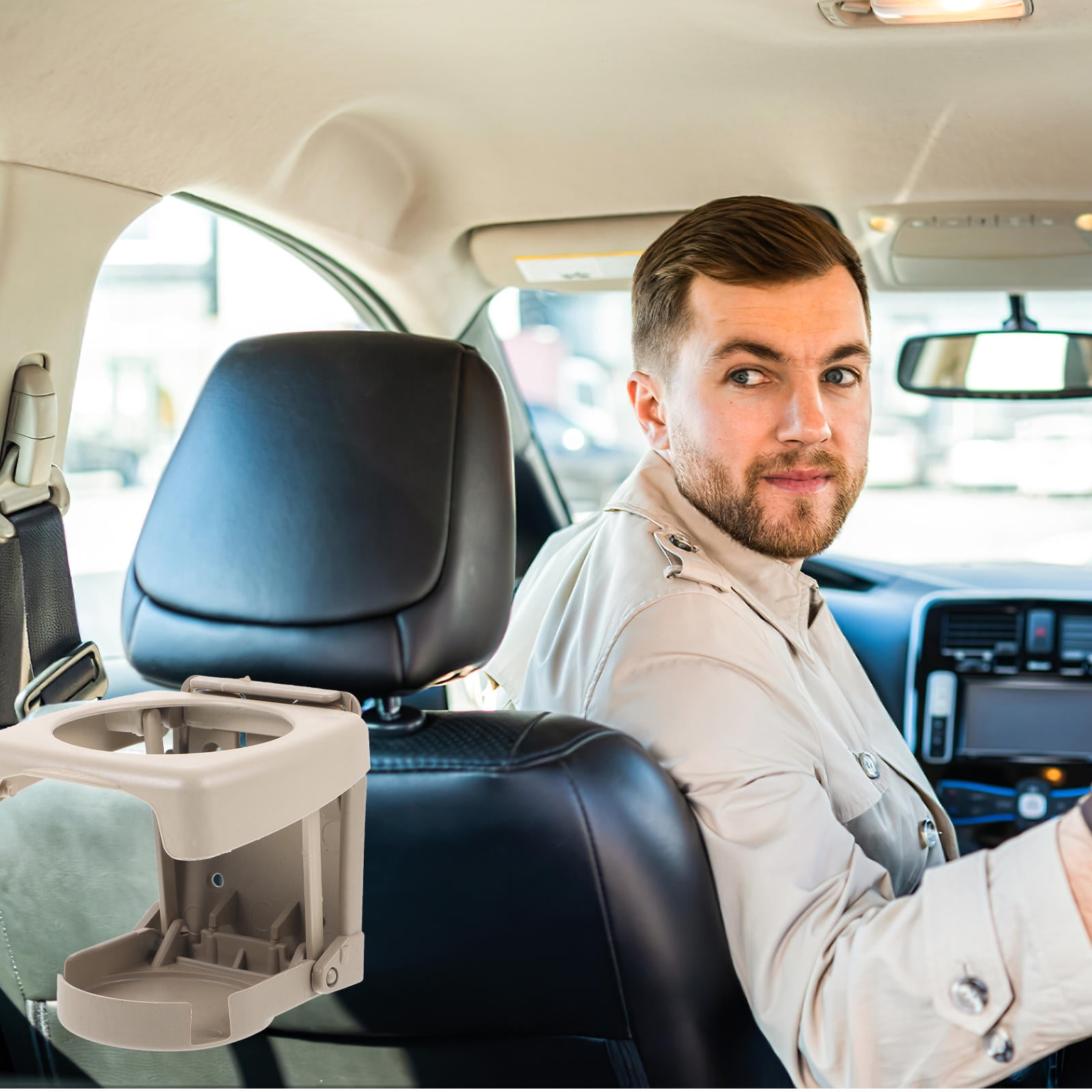 Worgeous Cup Holder Expander Car Cup Organizer Automotive Interior Cup ...