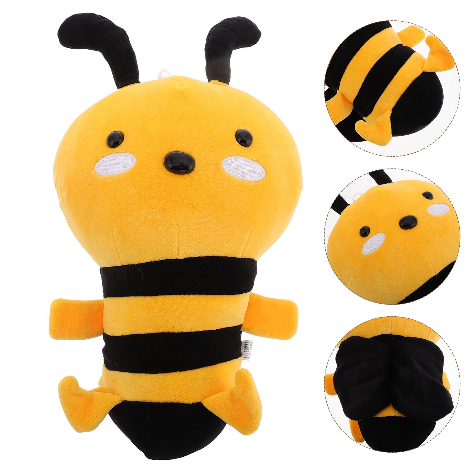 Worgeous Cute Bee Plush Stuffed Animal Soft And Adorable Cartoon Doll ...