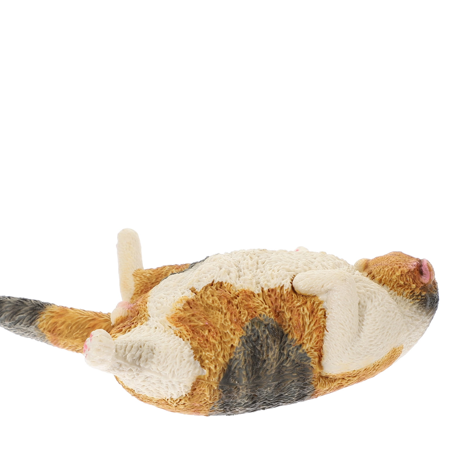 Worgeous Cute Cat Figurine Lifelike Cat Sculpture Small Cat Figurine ...
