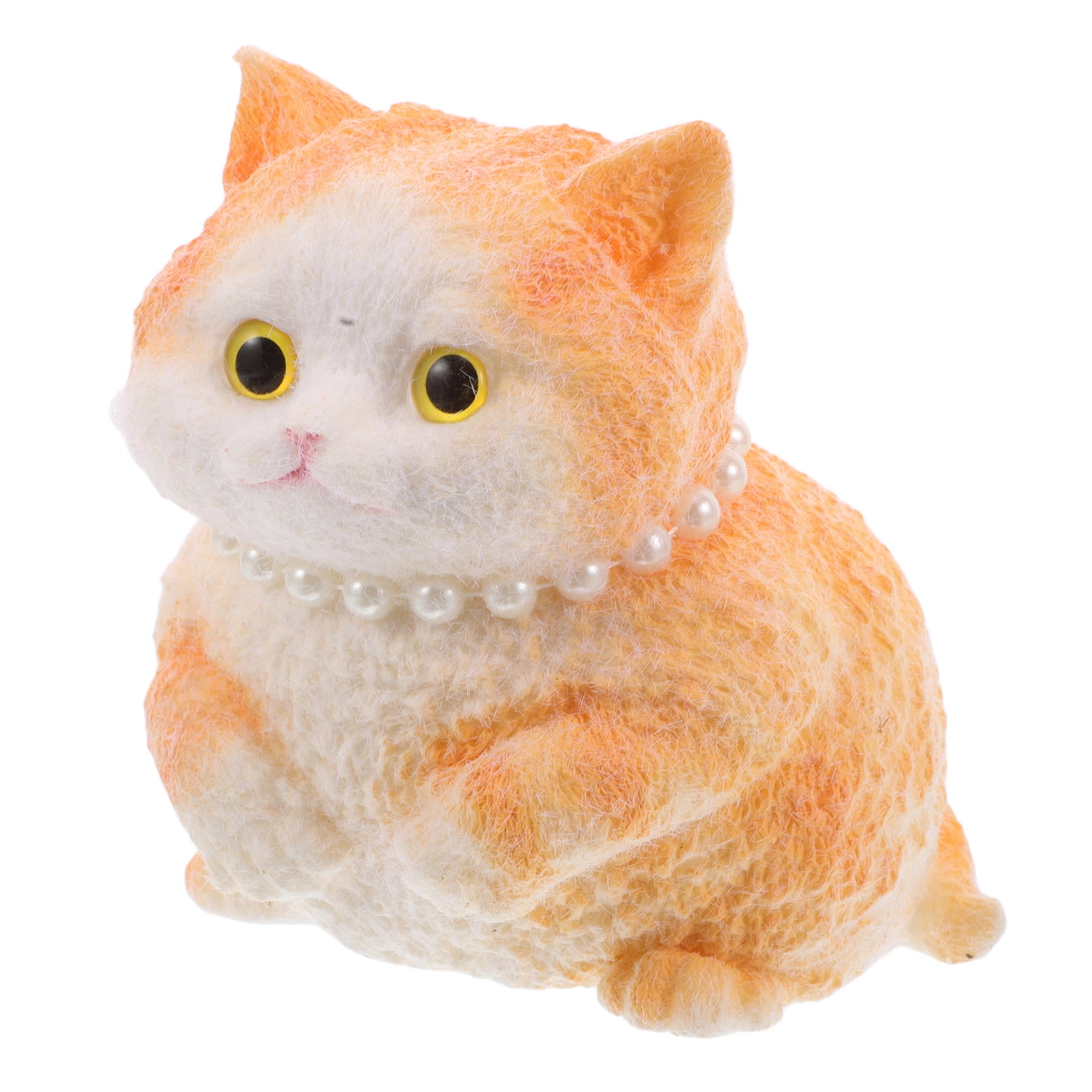 Worgeous Cute Cat Squeeze Toy Realistic Cat Squishy Squeeze Toy Cartoon ...