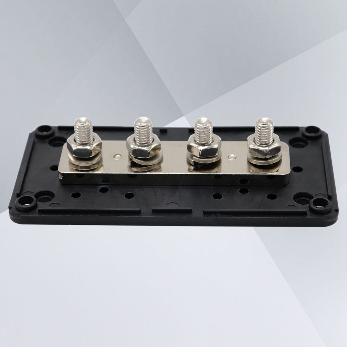 Worgeous DC 48V 300A 4 Terminal Studs Heavy Duty Bus Bar Power Distribution Block for Car Boat ...
