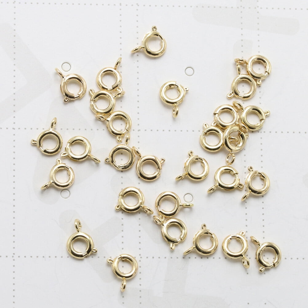 Raindrops Jewelry End Clasps Alloy Spring Buckles 100Pcs 0.35x0.24x0 ...
