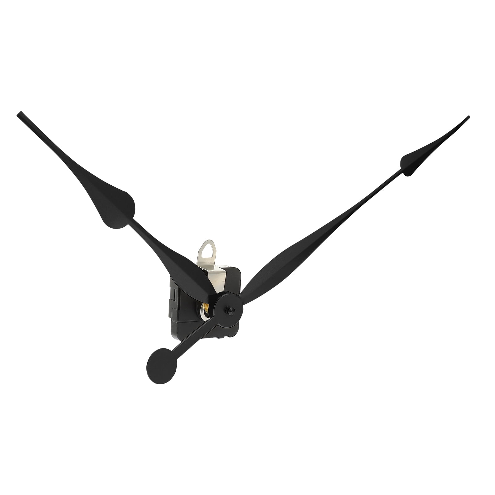 FONDOTIN Wall Clock Components Black Plastic Clock Repair Kit 1 Set ...