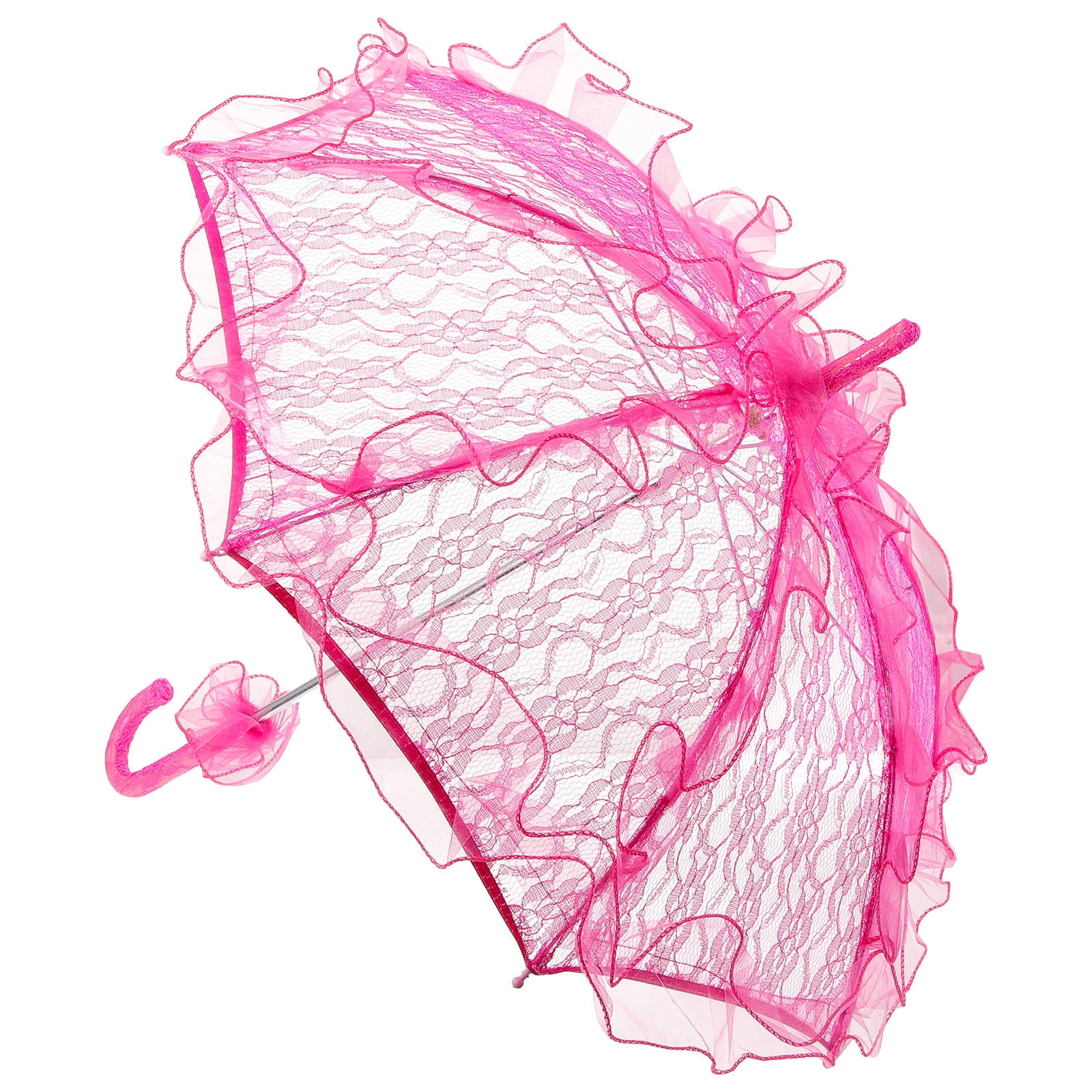 Worgeous Dancing Lace Parasol Princess Wedding Umbrella Bridal ...