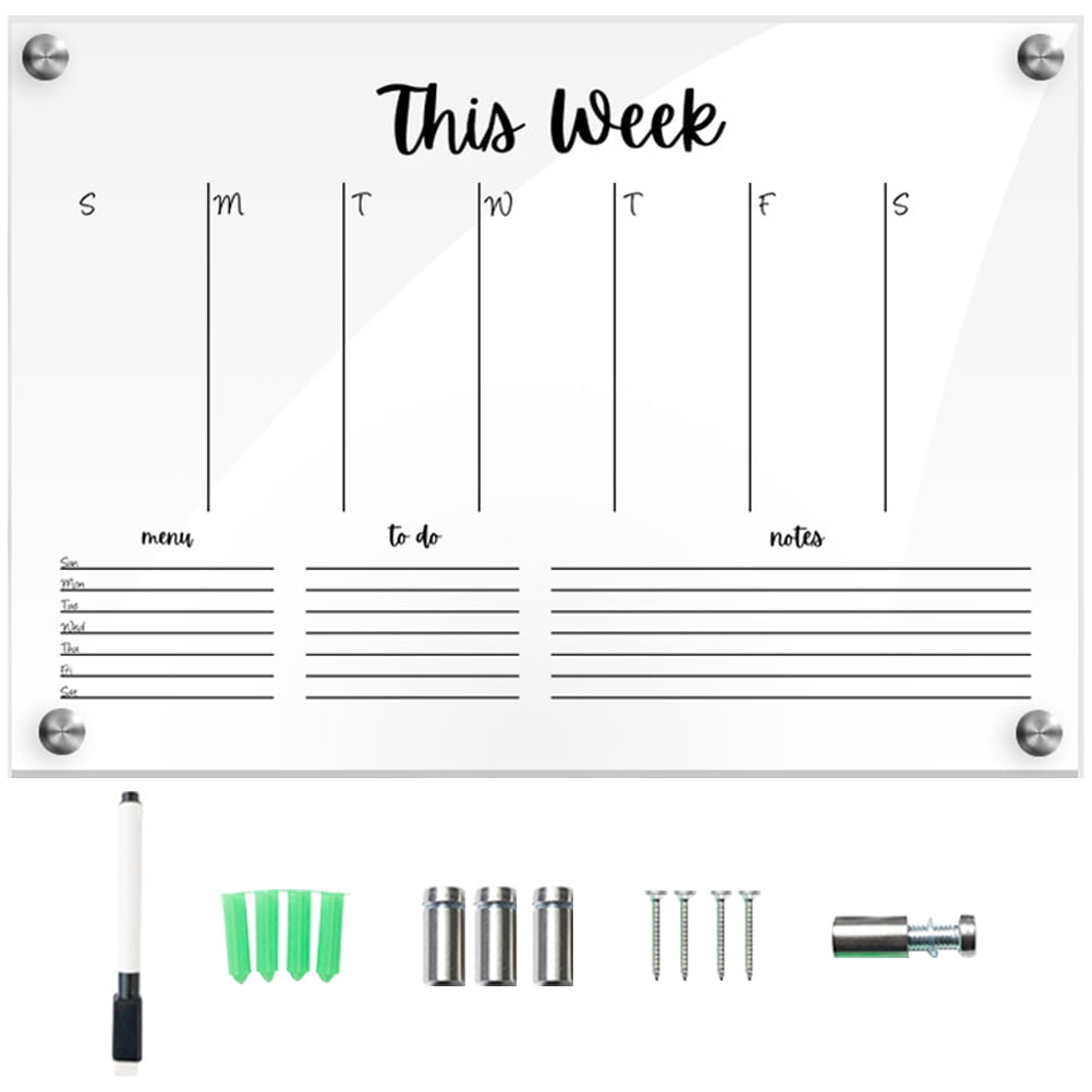 Worgeous Decorative Message Boards Small White Whiteboard Markers ...