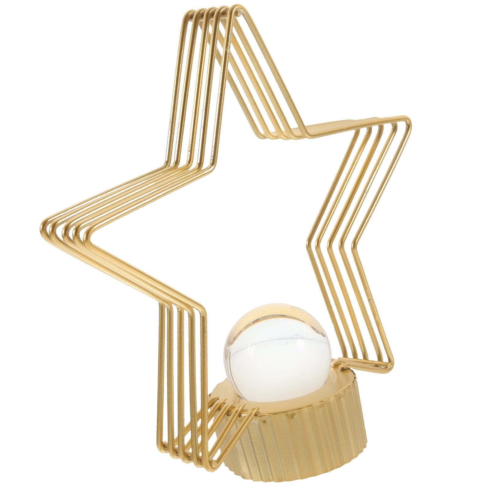 Worgeous Desk Five-pointed Star Decor Metal Desktop Star Decoration ...