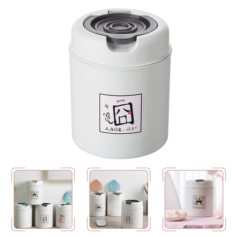 Worgeous Desktop Trash Can Garbage Mini Car Container with Lid Bedroom ...