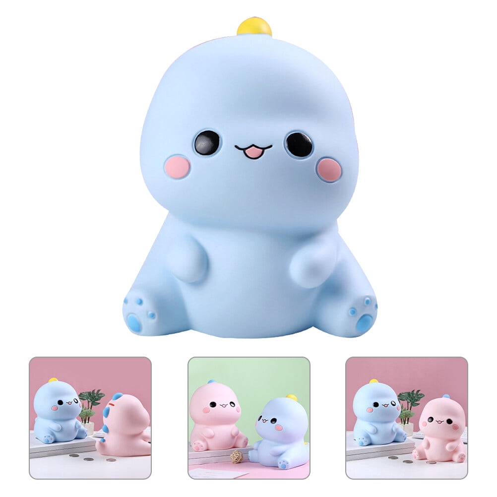Worgeous Dinosaurs Coin Jar Money Bank Attention Piggy Girl Child Blue ...