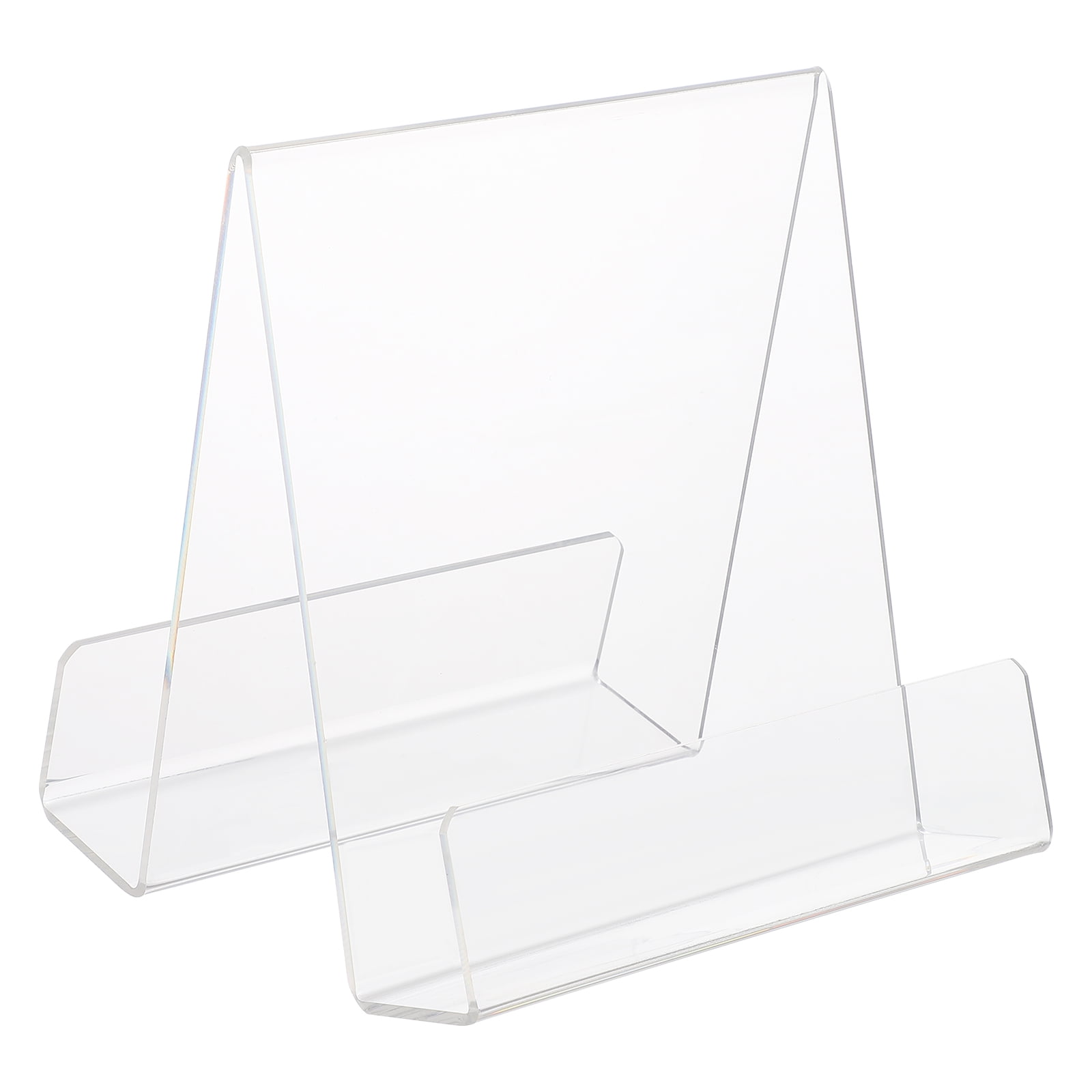 Worgeous 1Pcs Acrylic Book Rack Clear Magazine Holder Simple Design ...