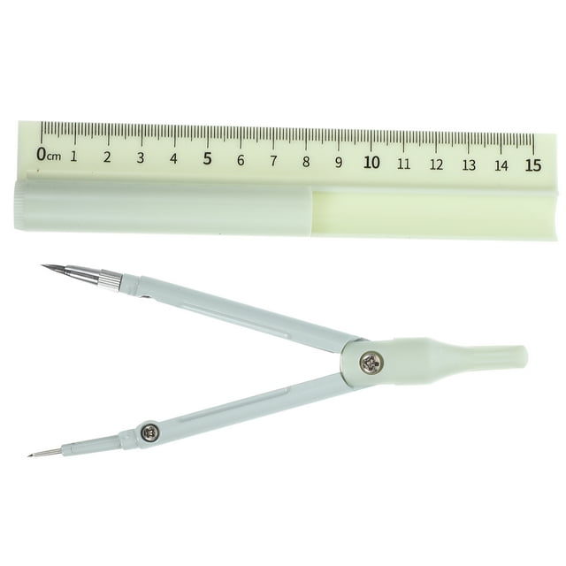 Worgeous Dividers Compass for Drawing Circles Pen Ruler Student ...