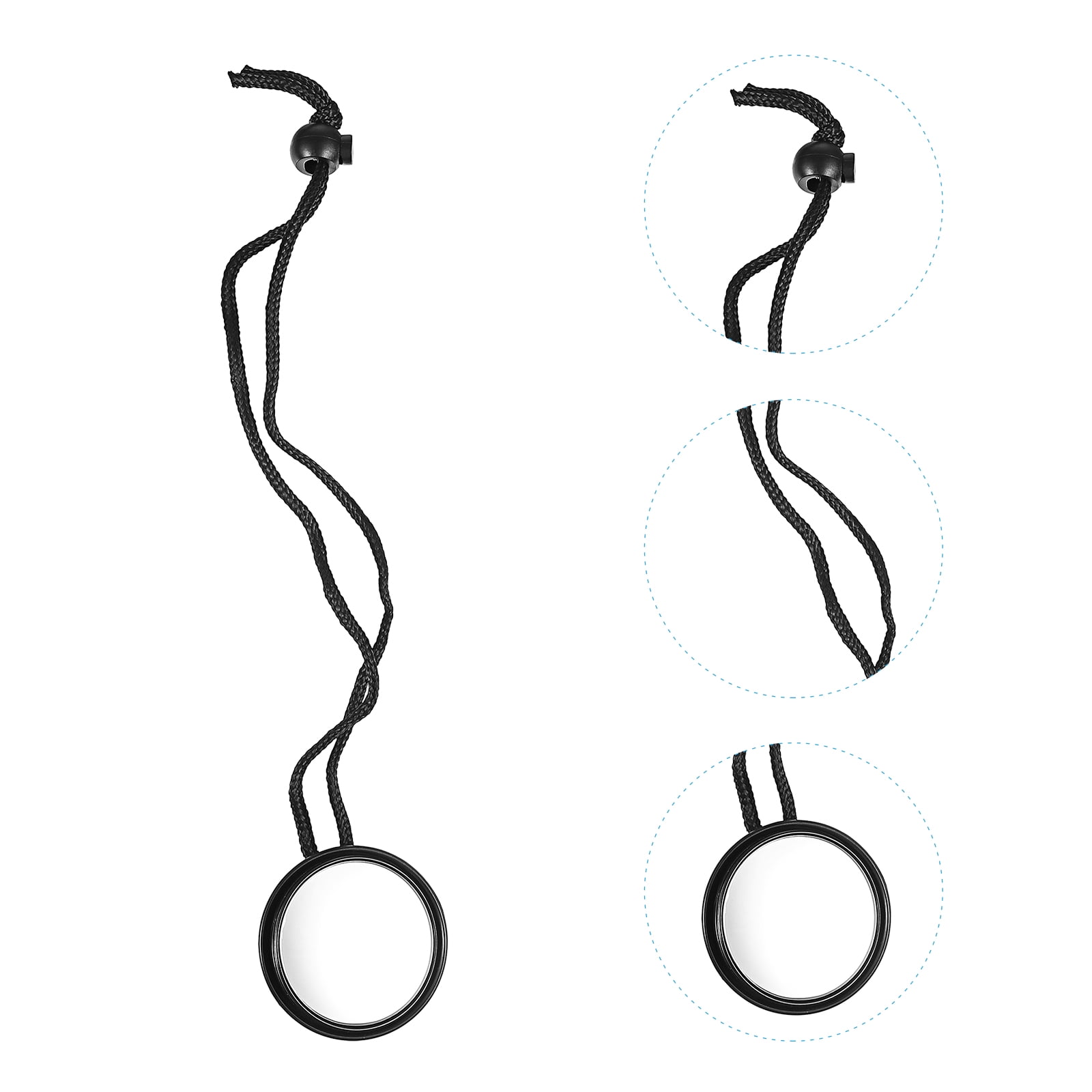 Raindrops Scuba Dive Mirror Black 1Pack 2.3X2.3X0.6In - Walmart.com