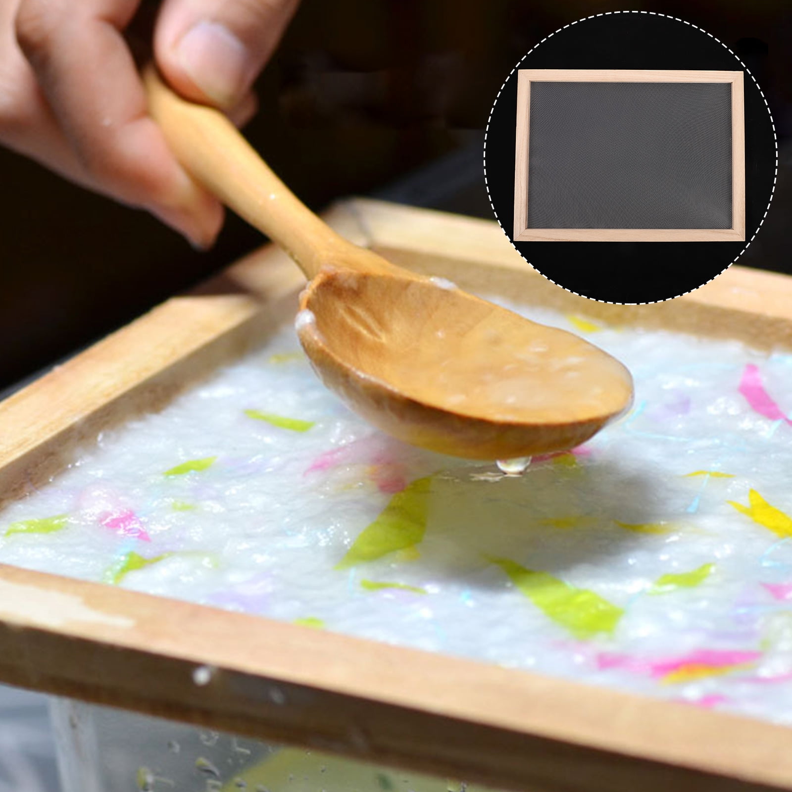 Worgeous Diy Paper Making Frame Wooden Paper Making Screen Paper Craft ...