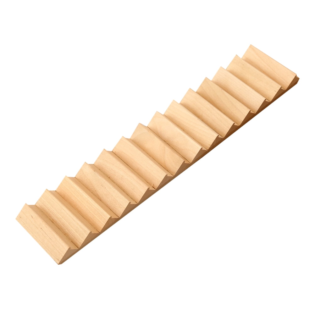Worgeous Dollhouse Handrail Mini Stairs Unfinished Wood Stairs 1:12 ...