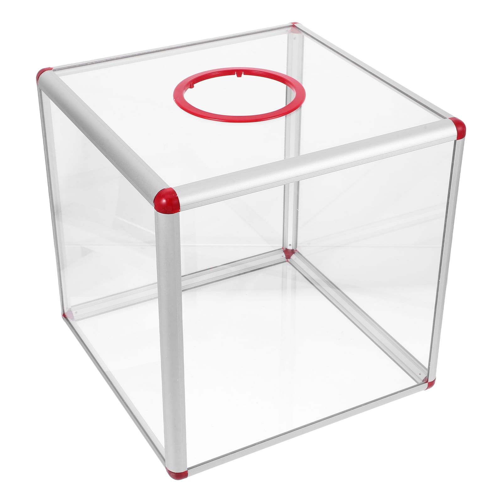 Worgeous Donation Boxes for Fundraising Clear Raffle Drum Child ...