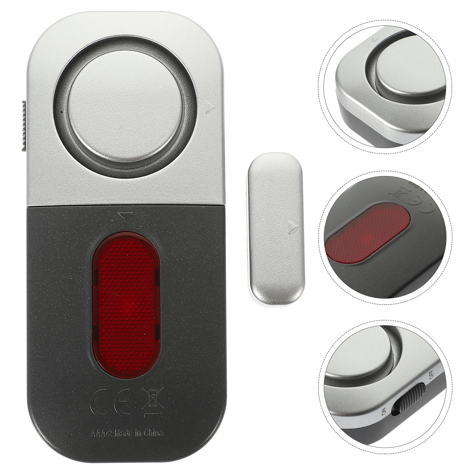 Worgeous Door Window Alarm 125DB Door Alarms Anti-theft Alarm Sensor ...