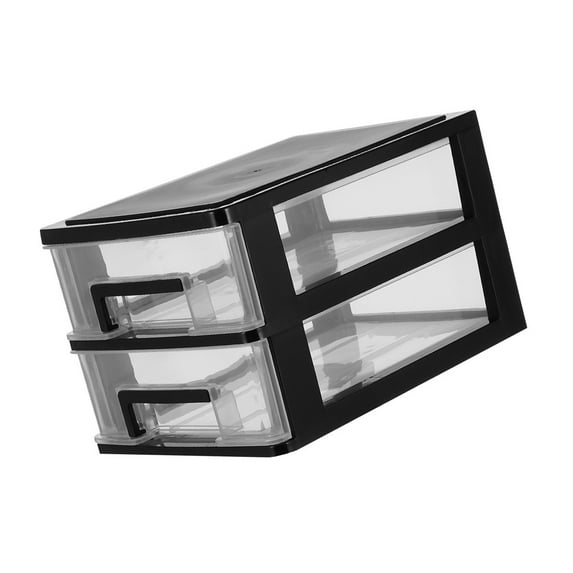 Worgeous Drawer Storage Box Transparent Drawers Case Cabinets Shelves ...