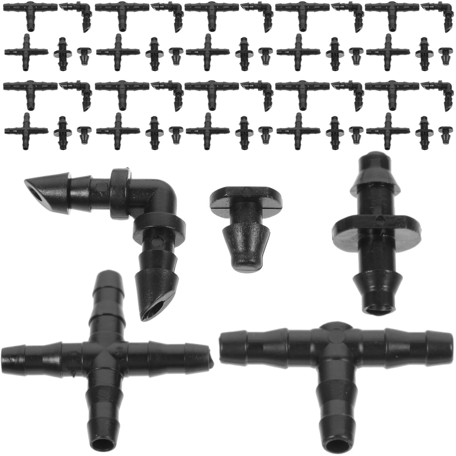 Worgeous Drip Irrigation PVC Hose Connector Assortment for Garden Use ...