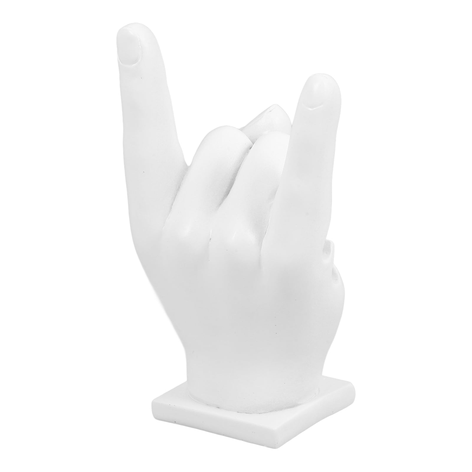 KALLORY Mallet Drumstick Bracket White Resin 1Pcs for Storage and ...