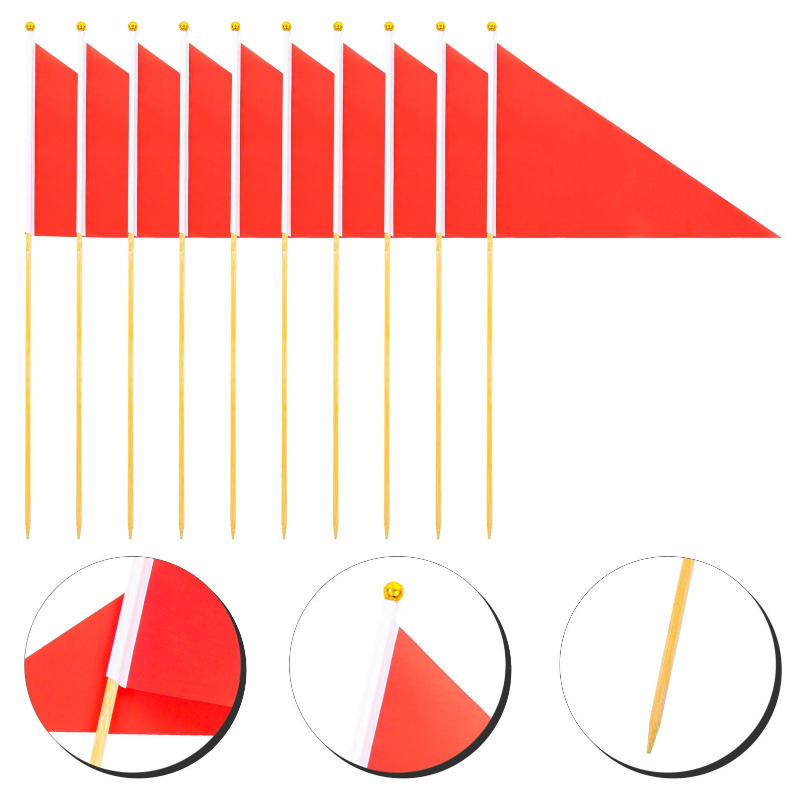 Worgeous Durable Polyester Marking Flags for Decoration with Sturdy ...