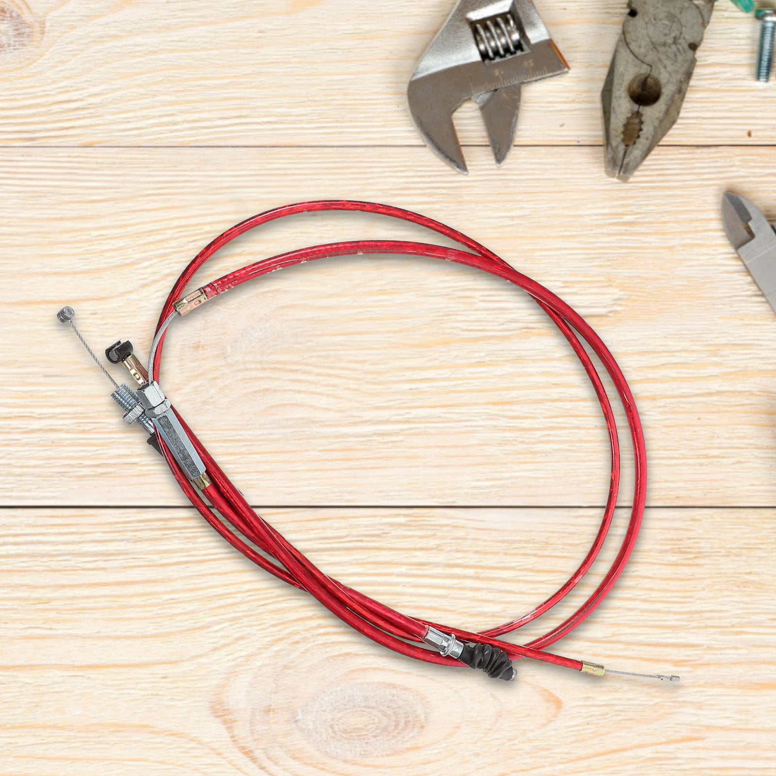 Worgeous Durable Red Throttle Cable for Car Use with Steel Wire and ...