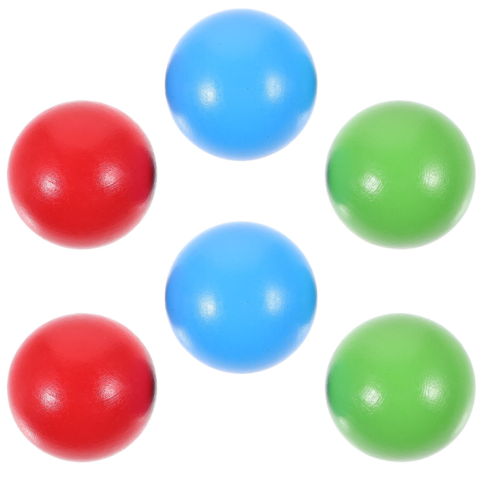 Worgeous 6-Piece Schima Wood Bocce Set, Small Size, Assorted Colors ...