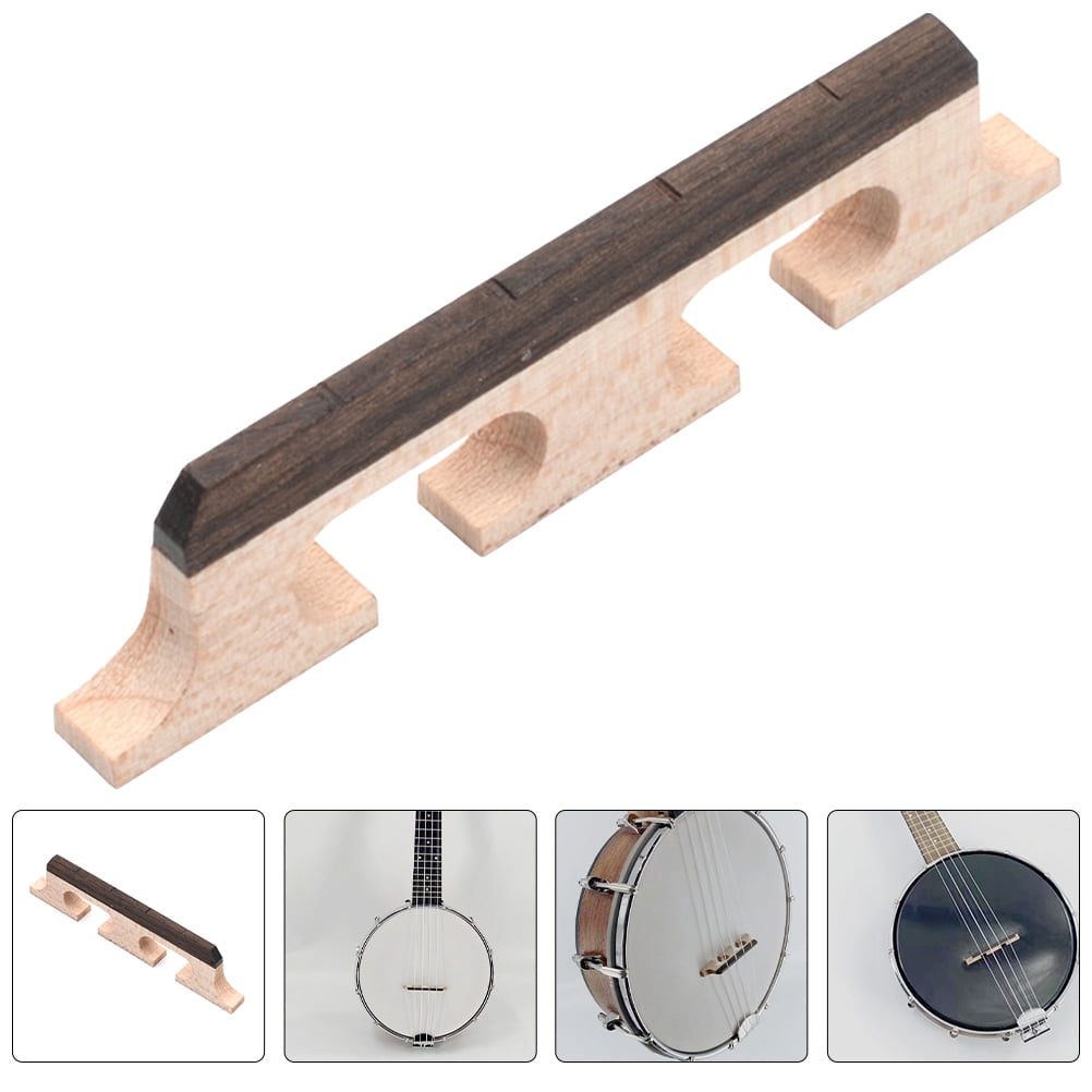 Worgeous Durable Synthetic Banjo Bridge for Adjusting Tone with Smooth ...