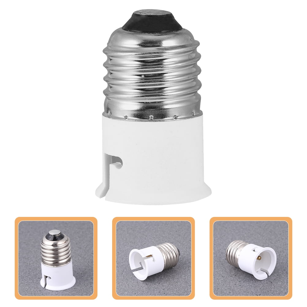 Worgeous E27 to B22 Light Bulb Socket Adapter Converter 1 Set Screw ...