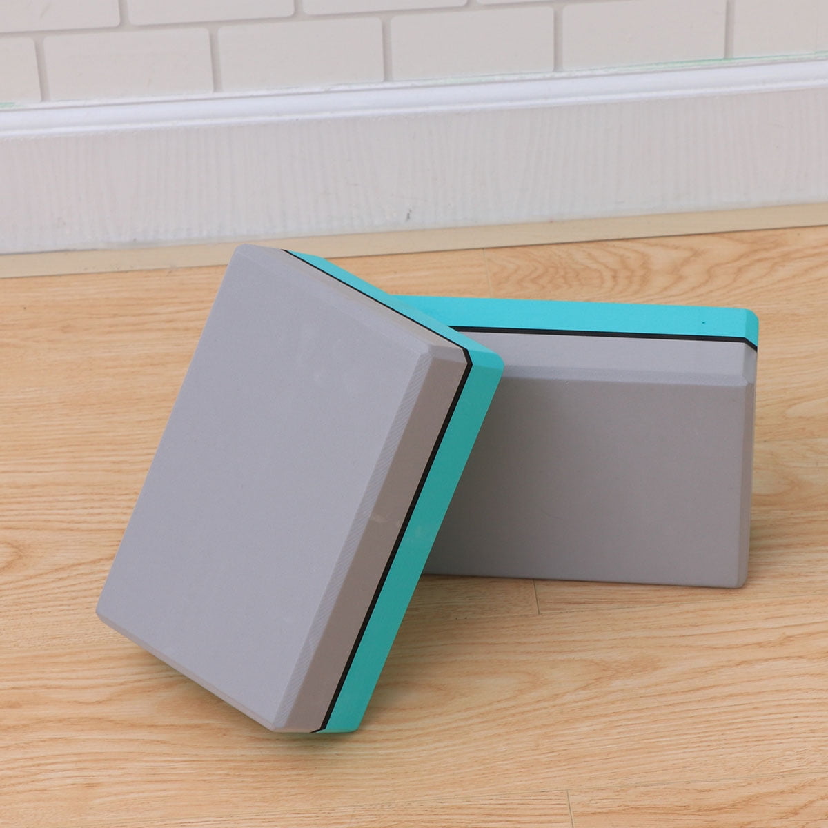 Worgeous EVA Two-color Matching Yoga Brick Exercise Gym Brick Exercise ...