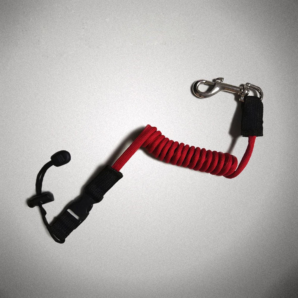 Worgeous Elastic Kayak Canoe Paddle Leash Safety Boat Fishing Rod Pole ...