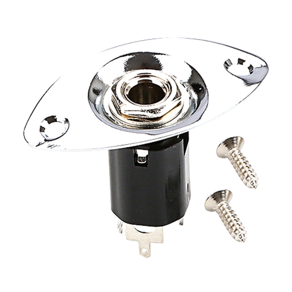 Worgeous Electric Guitar Jack Socket Electronic Plate Input for Trailer ...