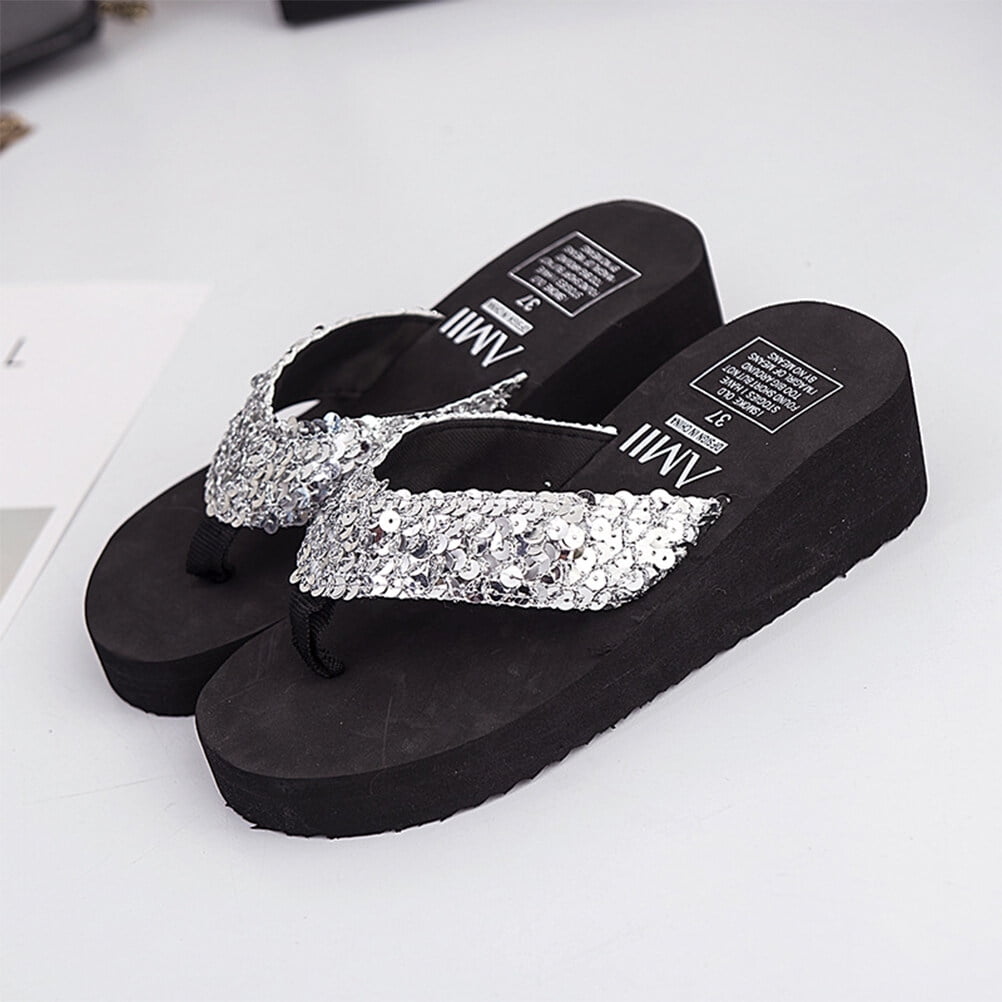 Worgeous Embellished Sandals for Women Platform Sparkly Ladies Woman ...
