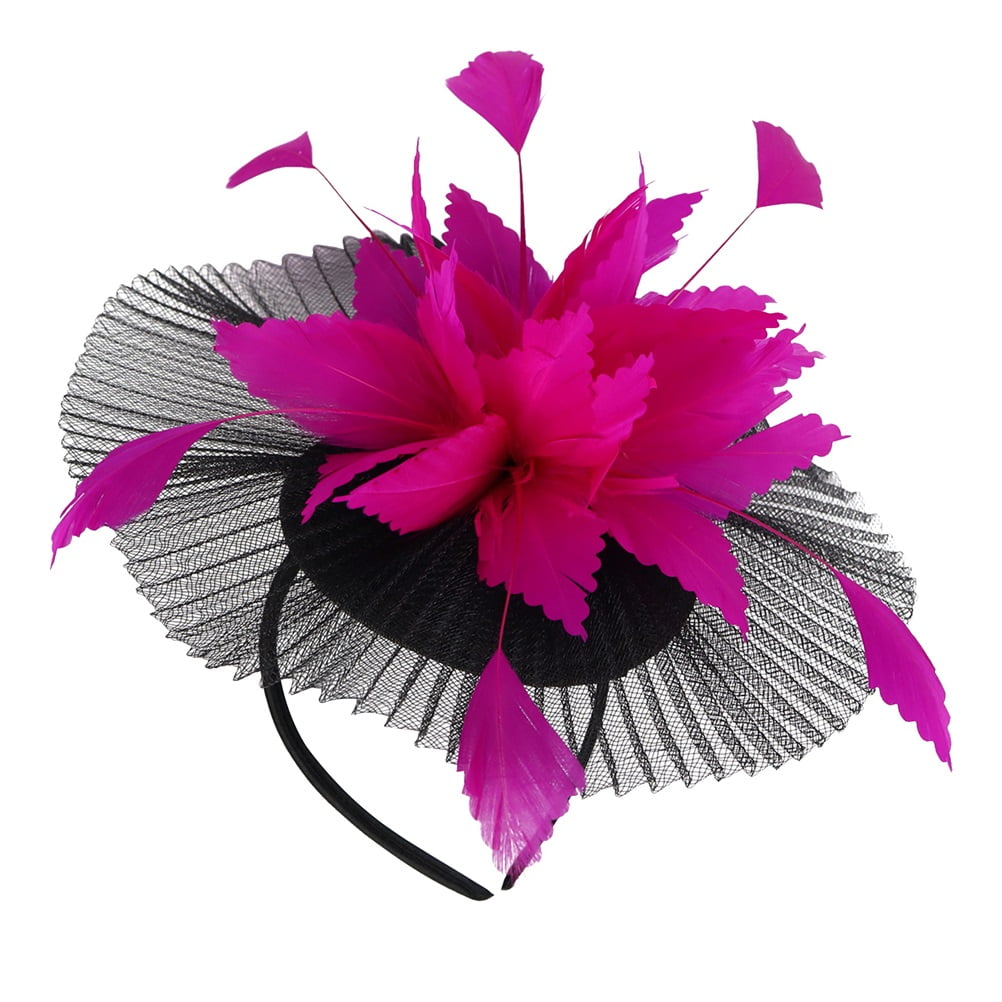 Worgeous Fedora Hats for Women Mesh Girls Headwear Easter Bride Women's ...