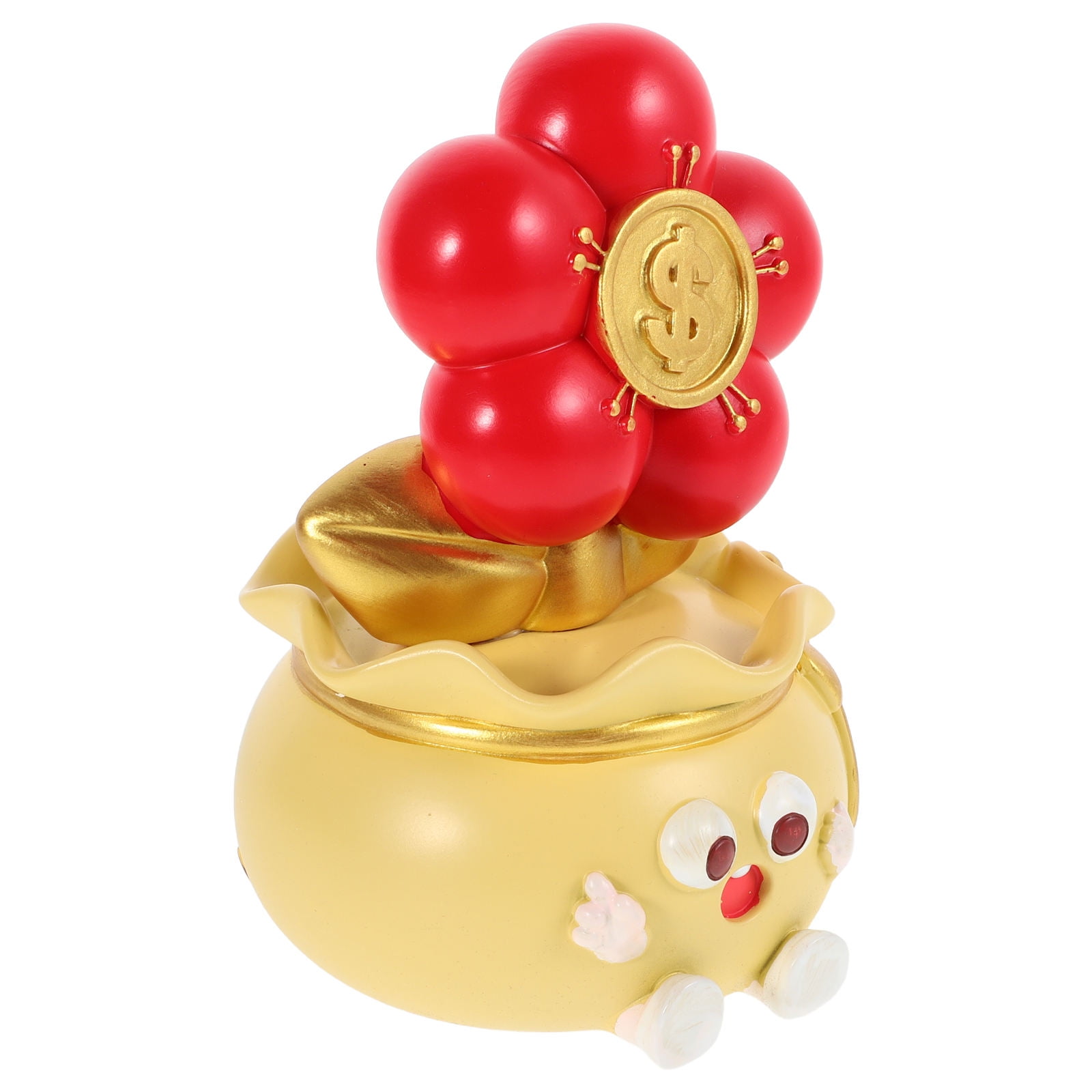 Worgeous Figurine Fortune Flower Statue Good Luck Collectible Figures ...