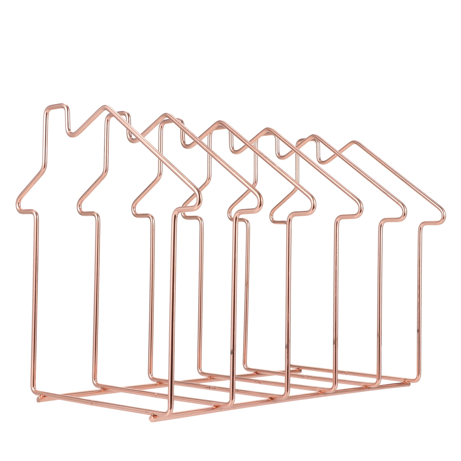 COMPUKAS House Shaped Iron Storage Rack Golden 1Pcs 10.2X6.8In Office ...