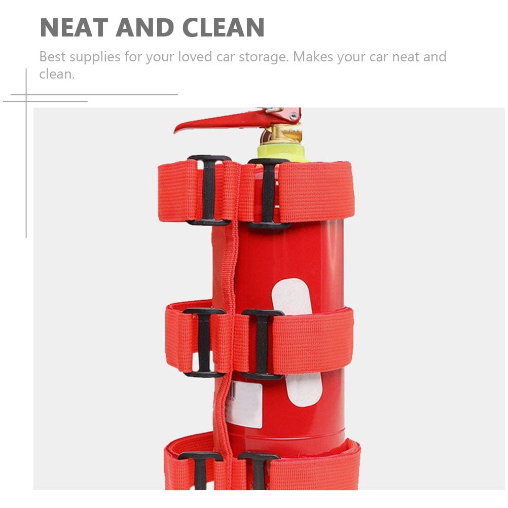 RENACLIPY Renaclipy Car Fire Extinguisher Holder Strap Universal Fit ...