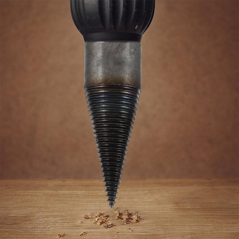 Worgeous Fire Wood Splitter 42mm Firewood Drill Bit Splitter Heavy Duty ...