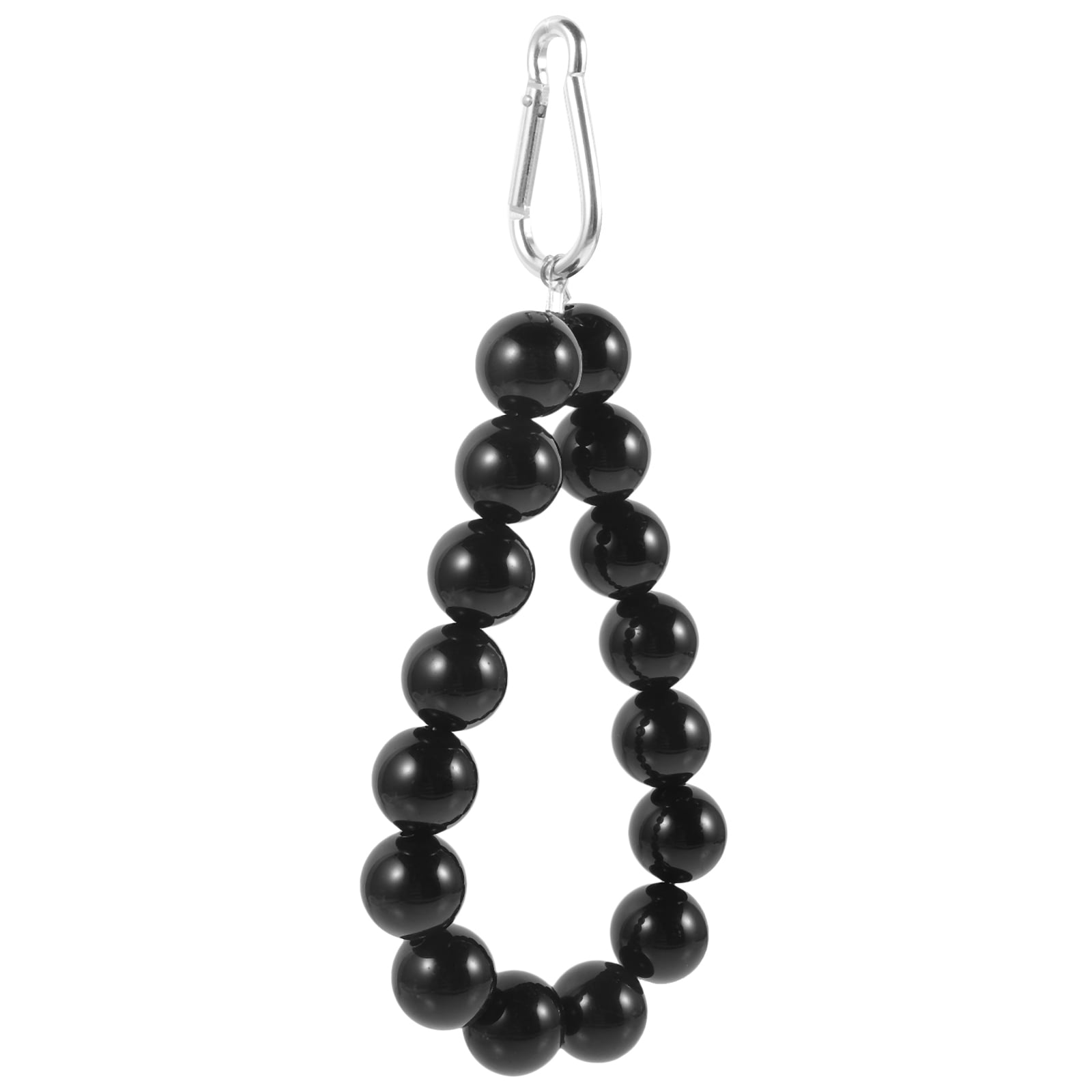 Worgeous 珠链固定绳环 Flagpole Replacement Beaded Retainer Ring Poles Black ...