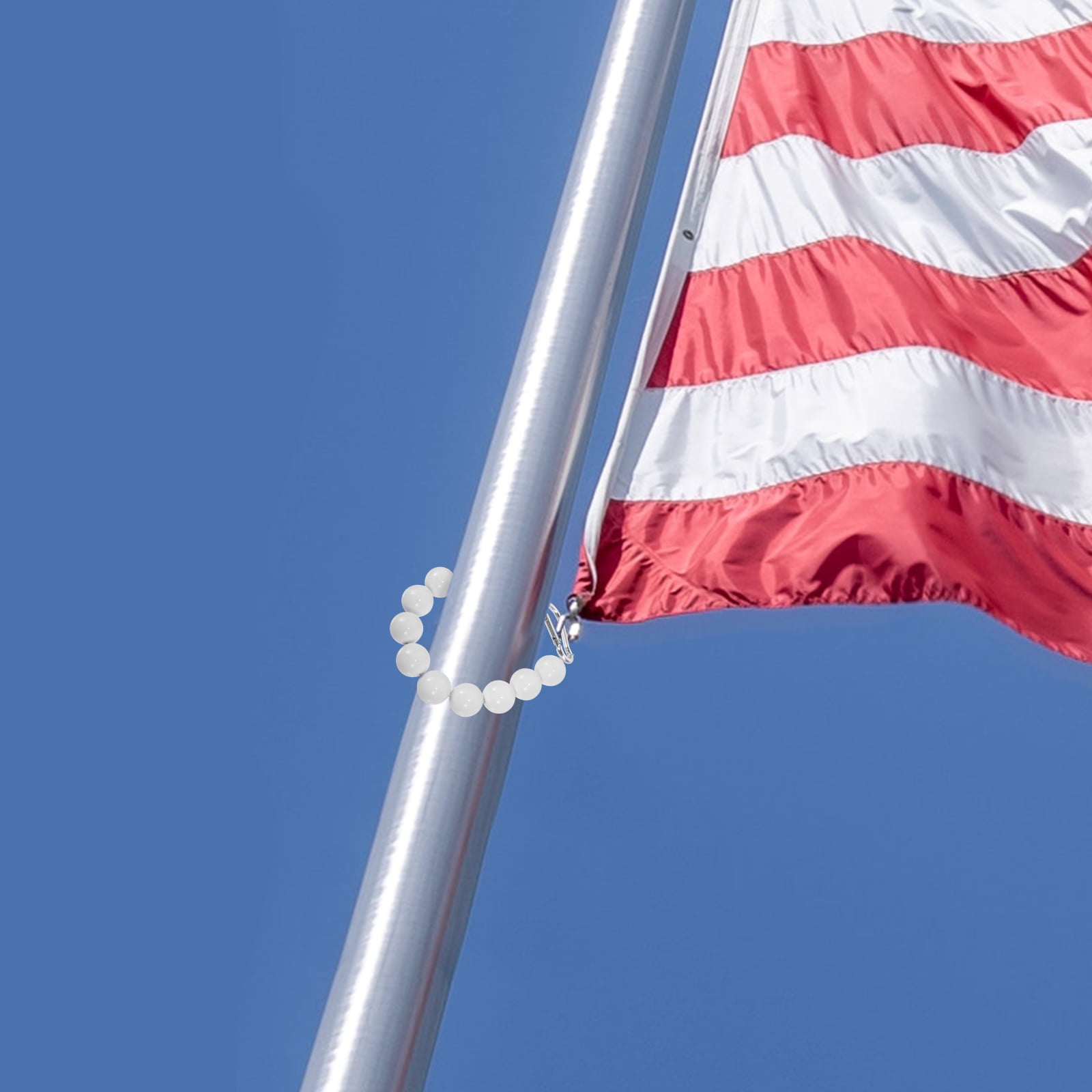 Worgeous Flagpole Retainer Ring Keep Flag Close to Pole Tool Beaded ...