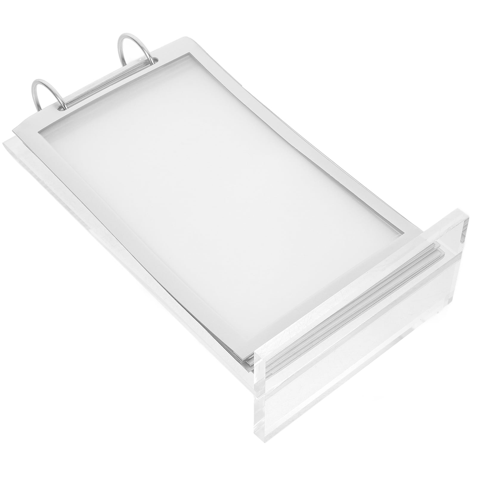 Worgeous Flip Menu Holder Desktop Display Stand Tabletop Sign Holder ...
